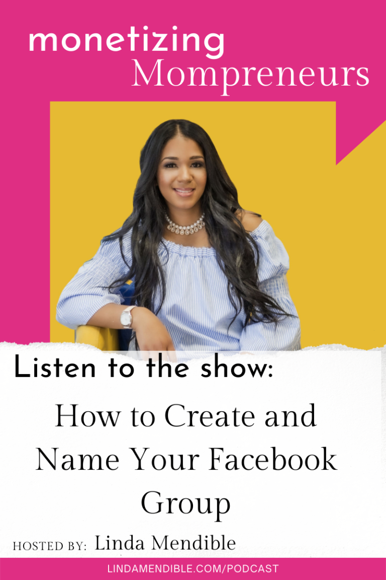 How to Create and Name Your Facebook Group | Linda Mendible